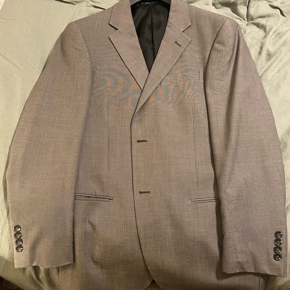 Light Gray Dockers 38r Suit - Gem